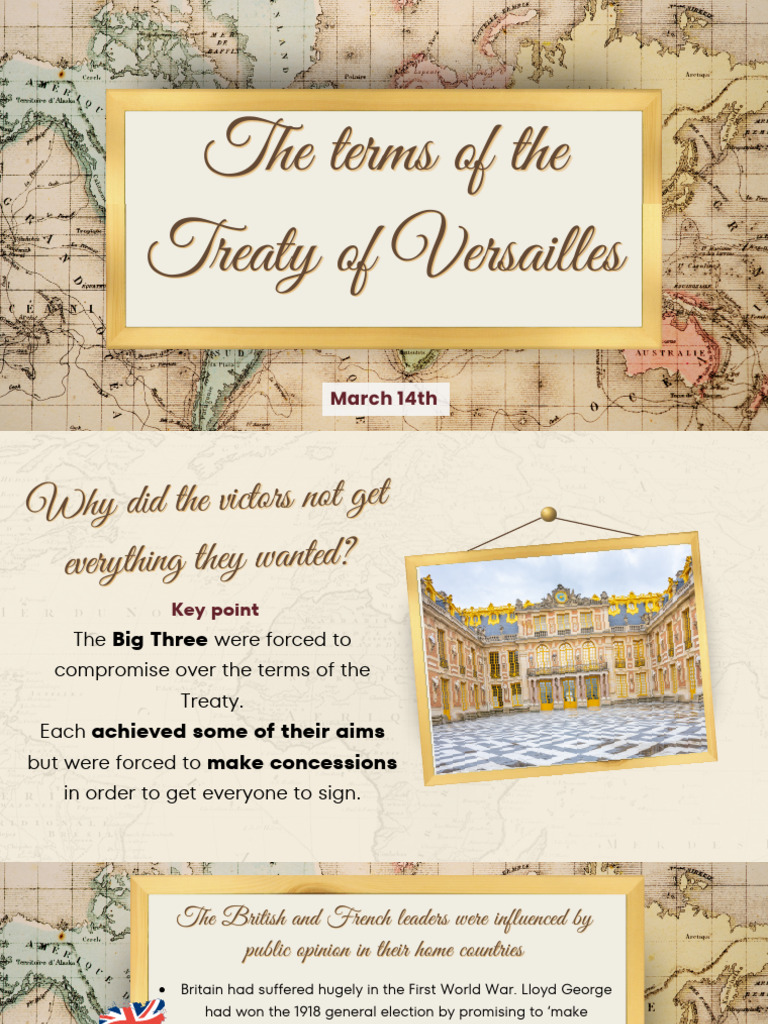 History Big 3 | PDF | Treaty Of Versailles | World War I Reparations