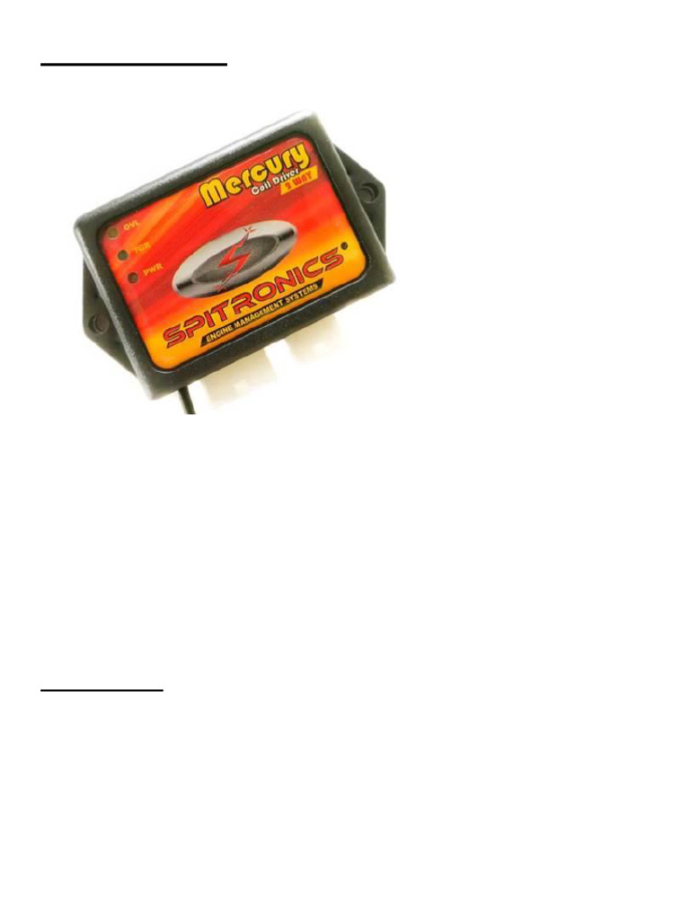Mercury Coil Driver | PDF