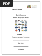 Geography Grade 5 Project Term 3 | PDF | Weather | Precipitation