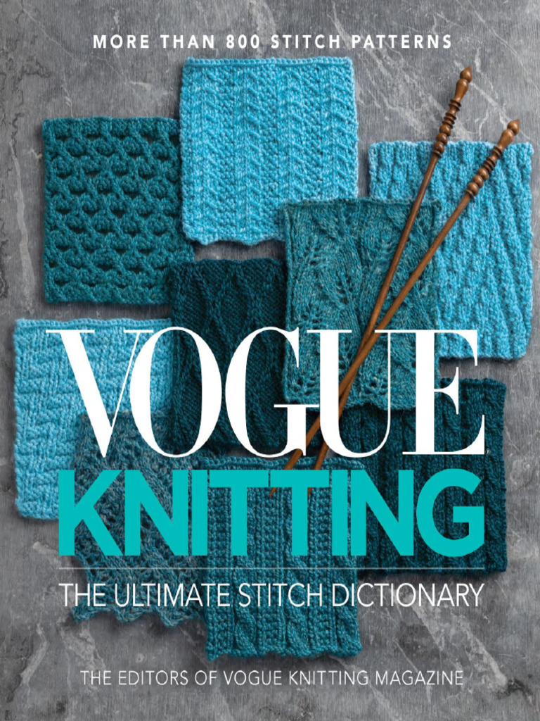 Vogue Knitting Ultimate Stitch Dictionary | PDF