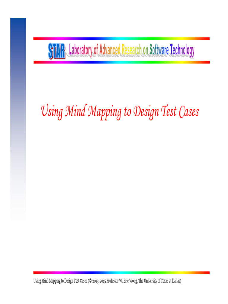 06 Mind Mapping Test Generation One Slide | PDF | Workweek And Weekend ...