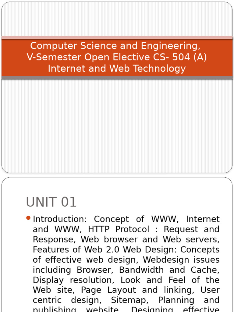 Introduction Concept of WWW | PDF | World Wide Web | Internet & Web