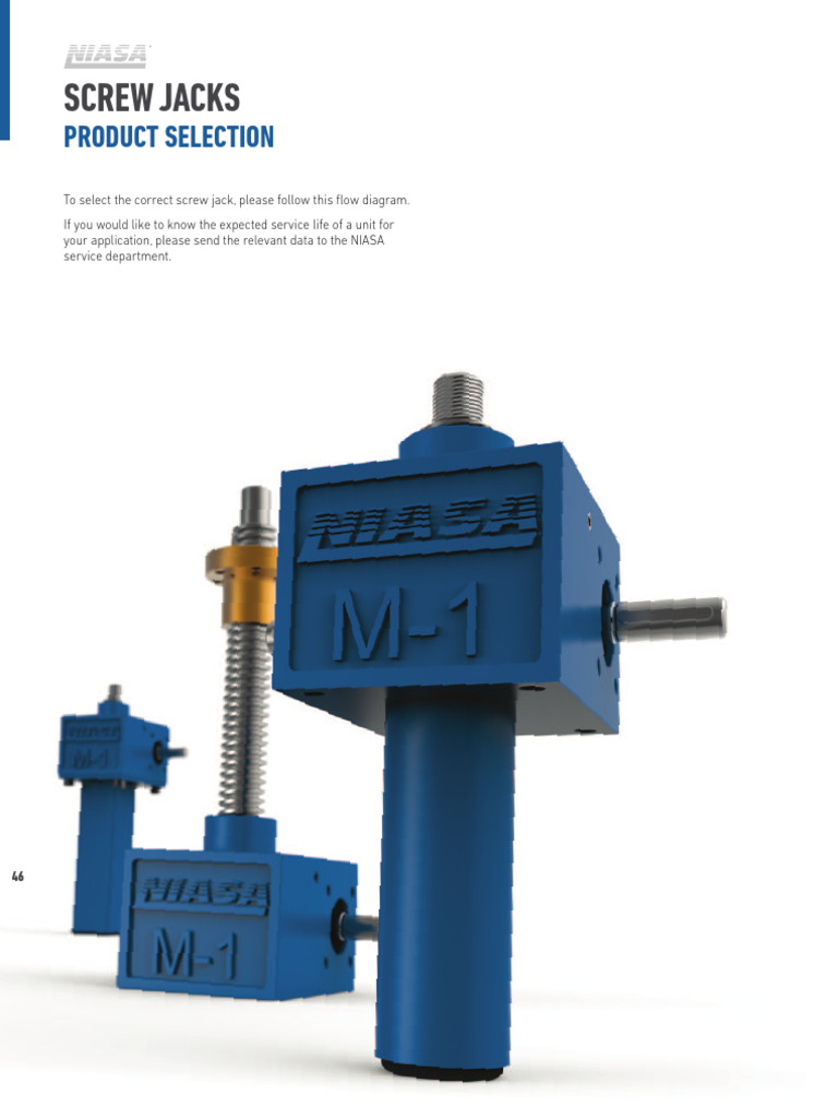 Screwjack Selection | PDF | Buckling | Electric Motor