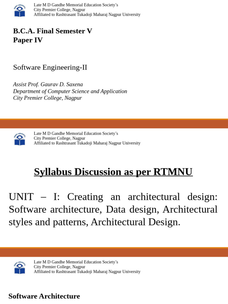 Software Eng II Unit I 1 | PDF | Databases | Conceptual Model