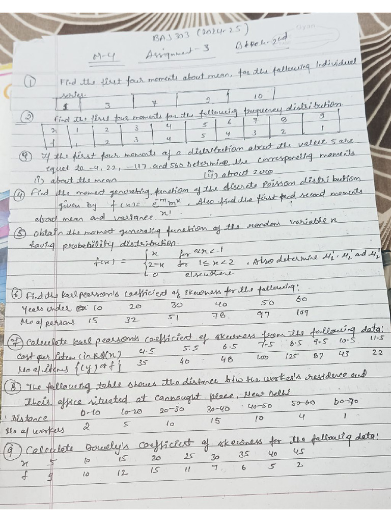 Unit 3 Assignment 3 Bas 303 3dr Sem | PDF