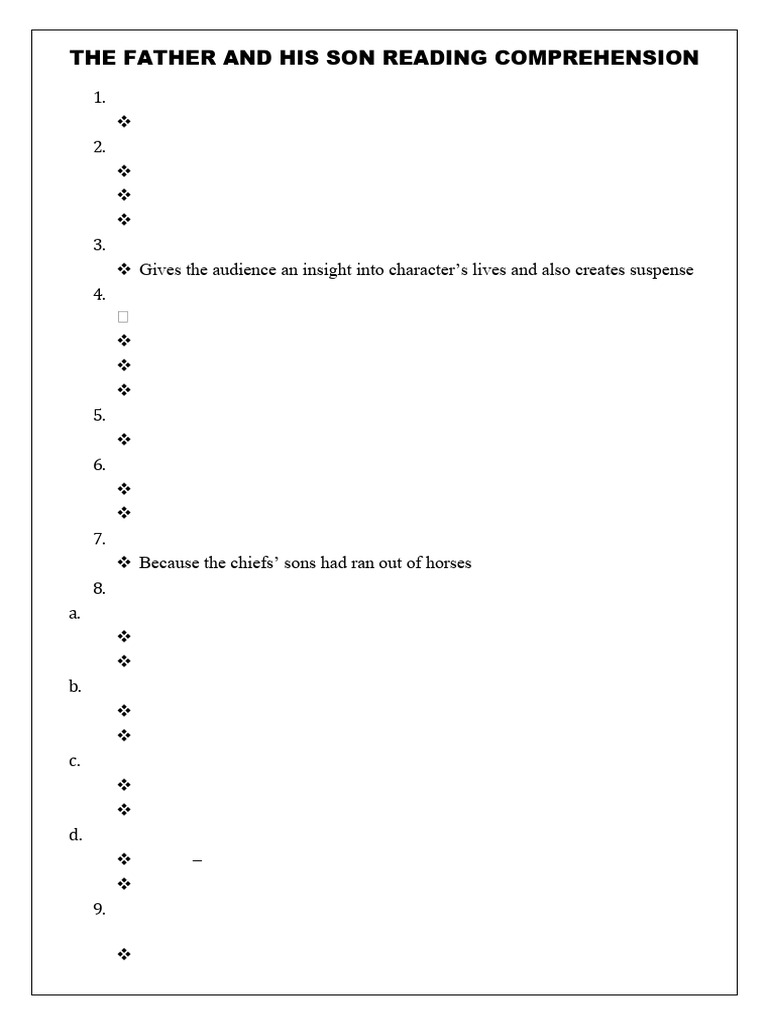 Father-Son Dilemma in Narrative | PDF