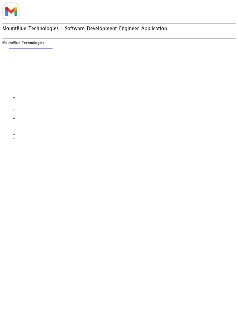 Gmail - MountBlue Technologies - Software Development Engineer ...