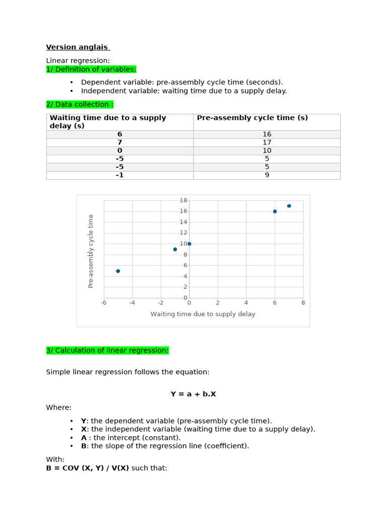 La régression linéaire | PDF | Linear Regression | Regression Analysis