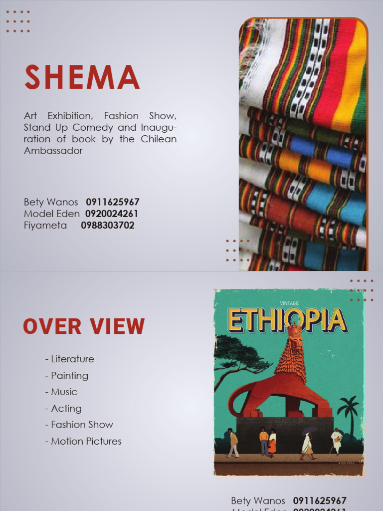 Shema Art and Culture Exhibition | PDF | Ethiopia