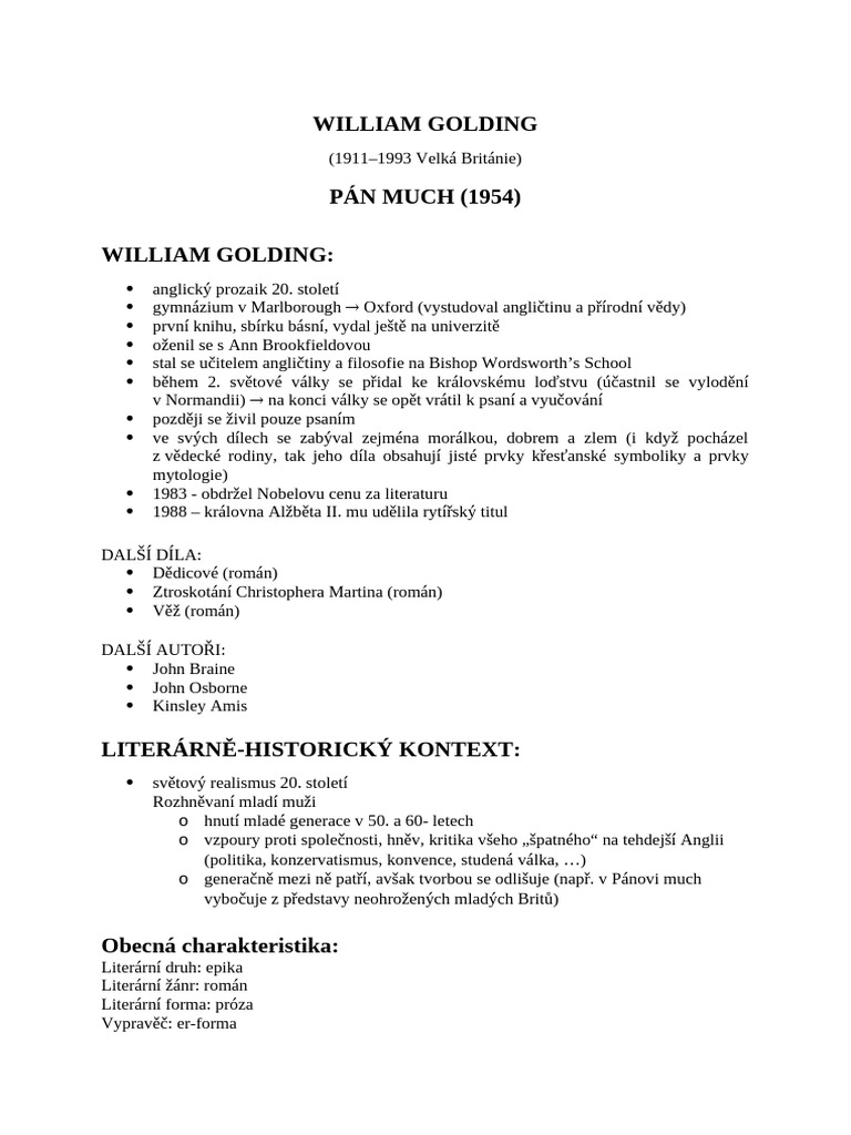 Pán Much | PDF