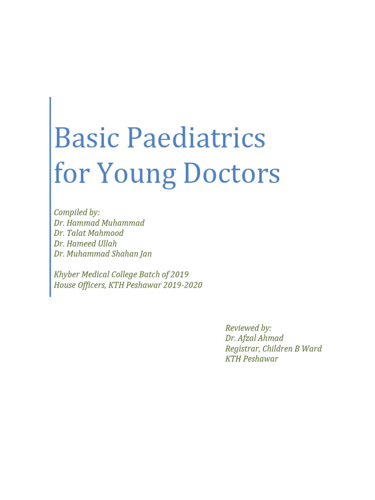 Basic Paeds Dosage 230711 191709 | PDF | Medical Specialties | Clinical ...