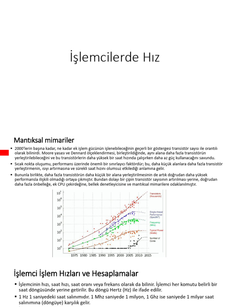 Konu5 - Islemci Hiz Kavrami | PDF