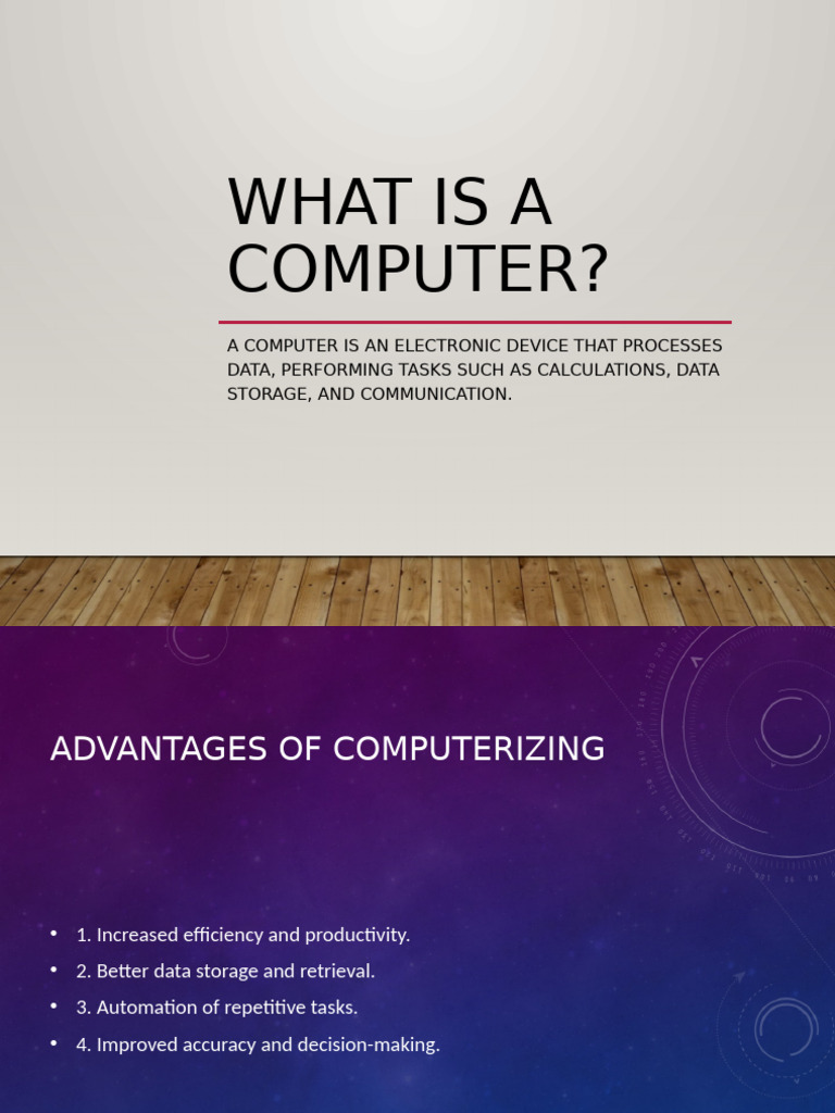 Computer Pros and Cons Overview | PDF