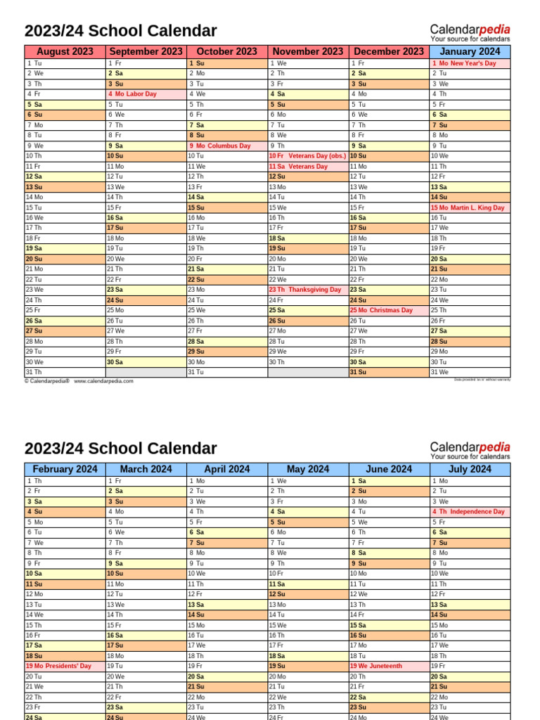 school-calendar-2023-2024-landscape-2-pages | PDF