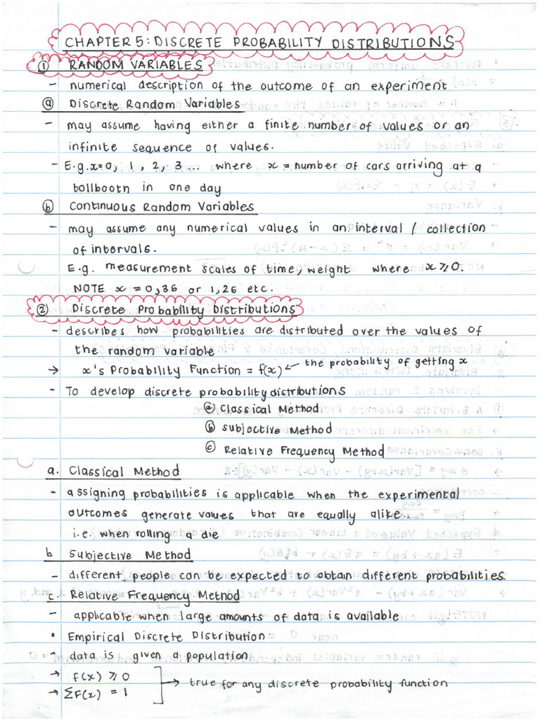 5 - Discrete Probability Distributions | PDF