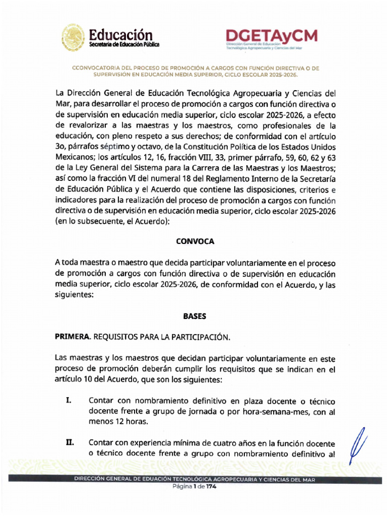 PVEMS DGETAyCM FEDERAL | PDF