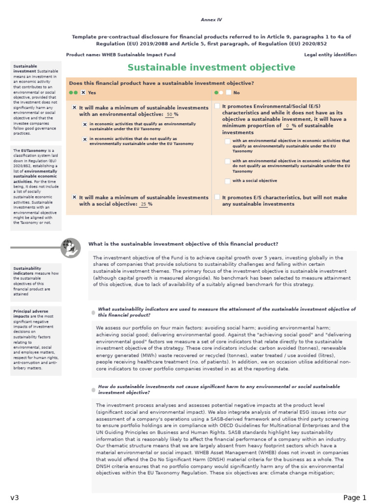 WHEB Sustainable Impact Fund - Pre-Contrac (9) - Final | PDF ...
