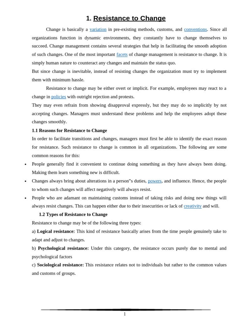 Leadership Answer Final | PDF | Change Management | Leadership