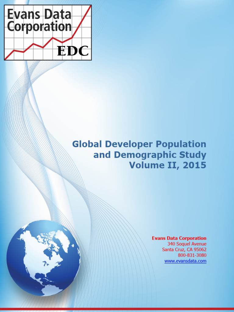 EvansData Developer Population 2015 2 Final | PDF | Cloud Computing ...