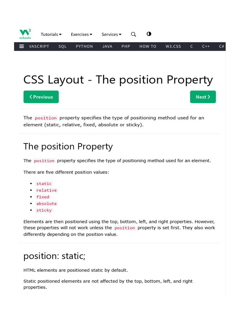 Positioning | PDF | J Query | Bootstrap (Front End Framework) Positioning | PDF | J Query | Bootstrap (Front End Framework)