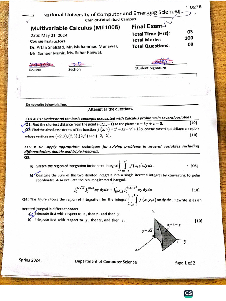 Final (Solution) | PDF