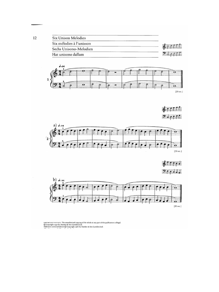 Bartok 1 5 y 6 | PDF