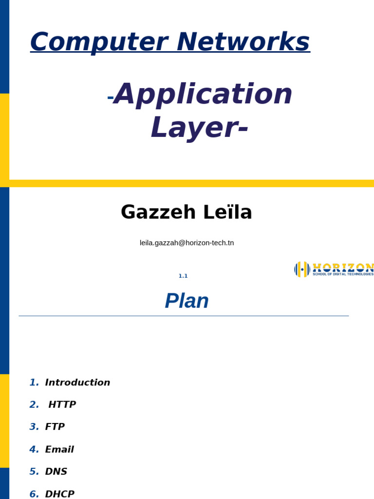 Application Layer - Eng24-25 | PDF | Port (Computer Networking) | File Transfer Protocol
