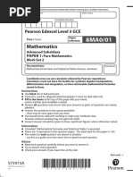Edexcel A Level Mathematics Topic Checklist | PDF | Trigonometric ...