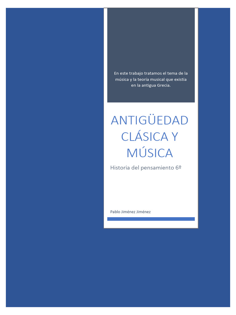 Música y Teoría Musical en Grecia | PDF | Antiguedad clasica ...