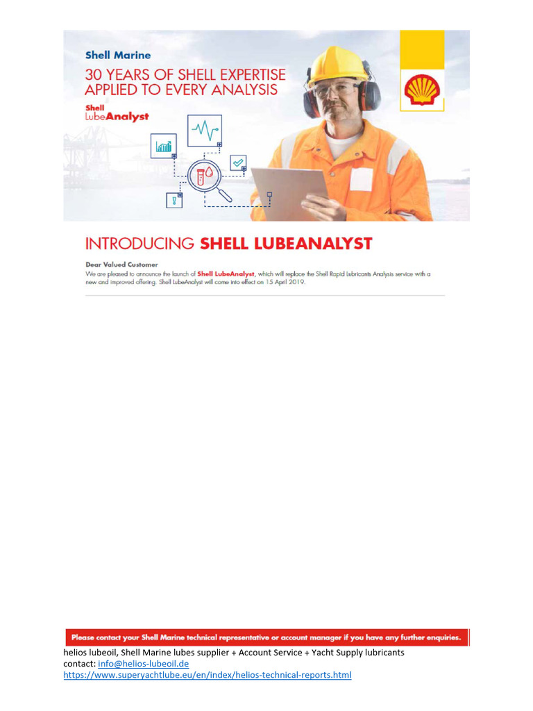 201905-Shell-LubeAnalyst-Five Simple Steps to Shell LubeAnalyst | PDF ...