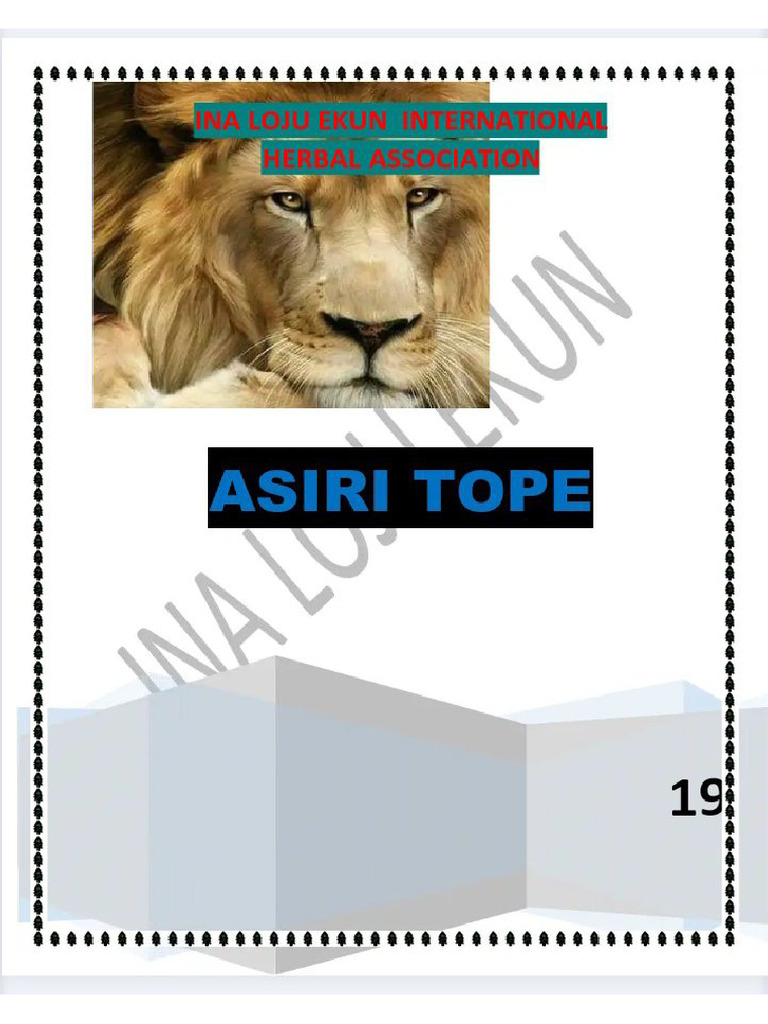 Iwe Ina Loju Ekun ? ? | PDF