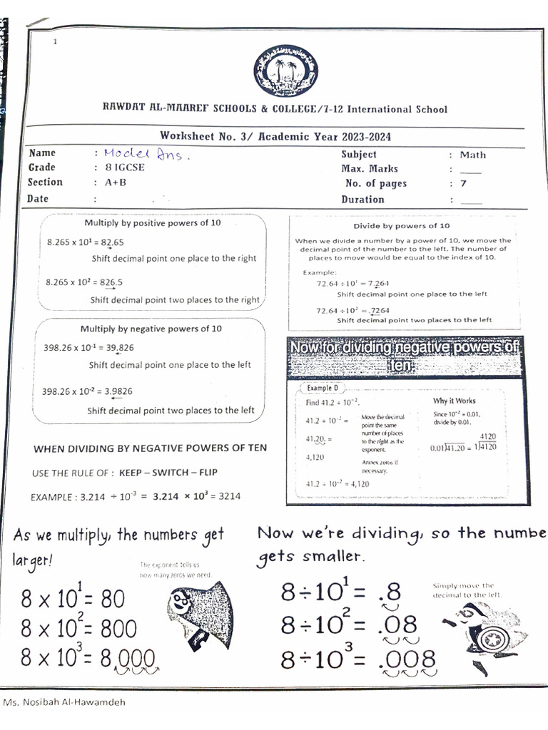 Worksheet 3 | PDF