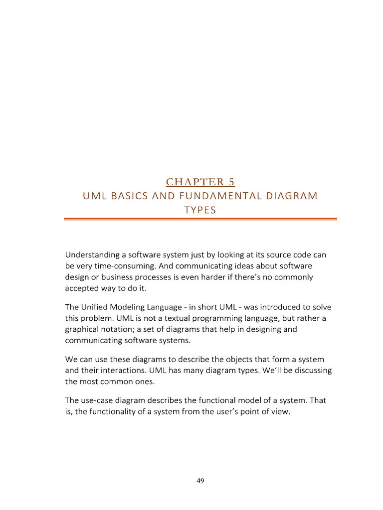 4 UML Basics and Fundamental Diagram Types | PDF