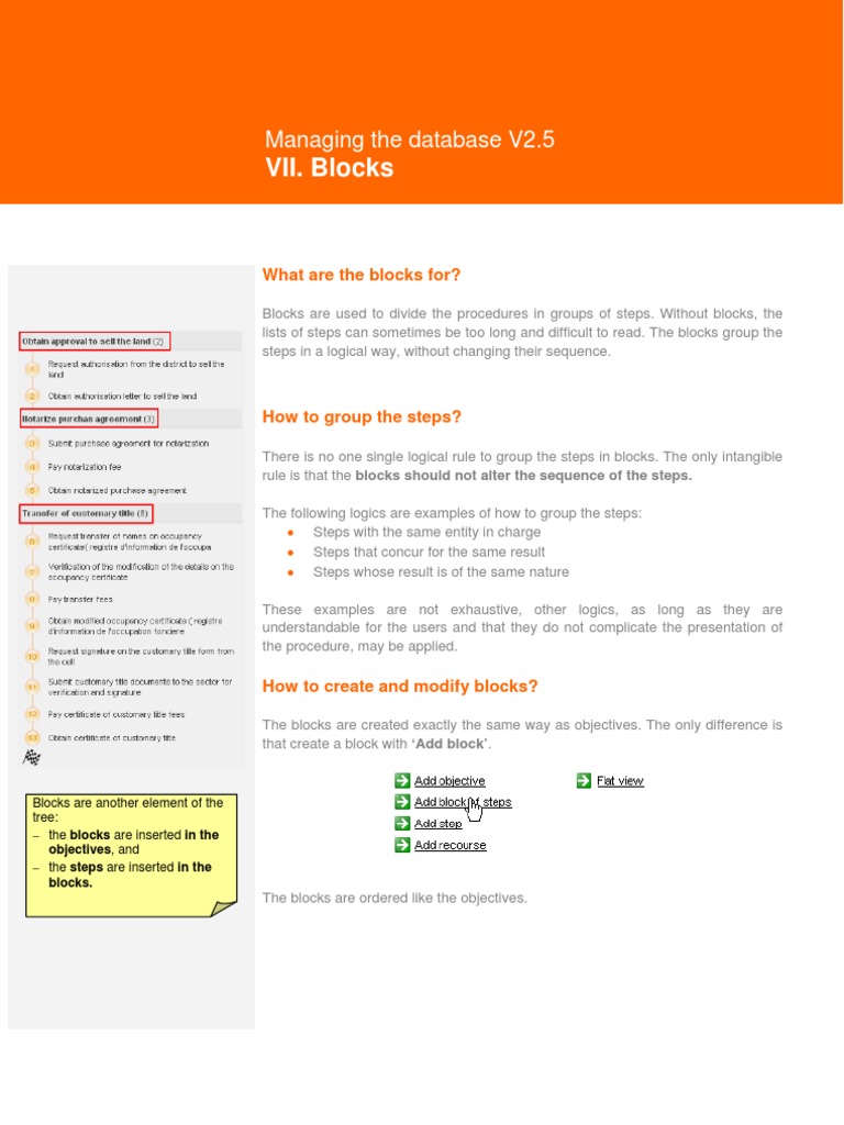 Managing Database Blocks in V2.5 | PDF | Art | Computers