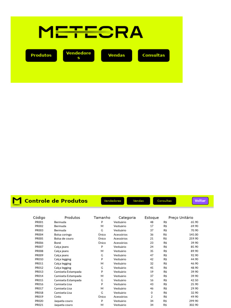 Meteora Ecommerce - FINAL AULA 2 | PDF | Roupas | Produtos têxteis (varejo)