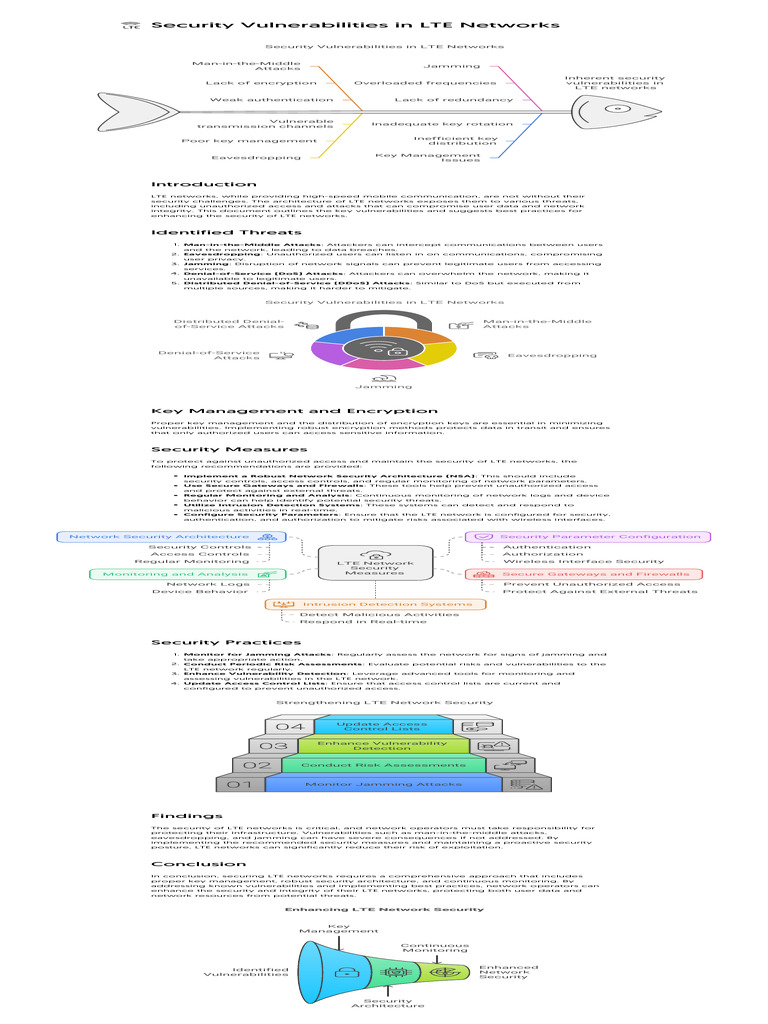 Security Vulnerabilities In Lte Networks Pdf Computer Security Security