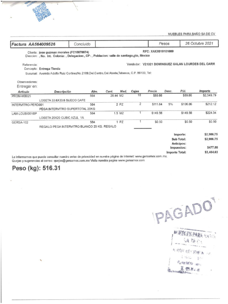 MATERIALES GERSA | PDF