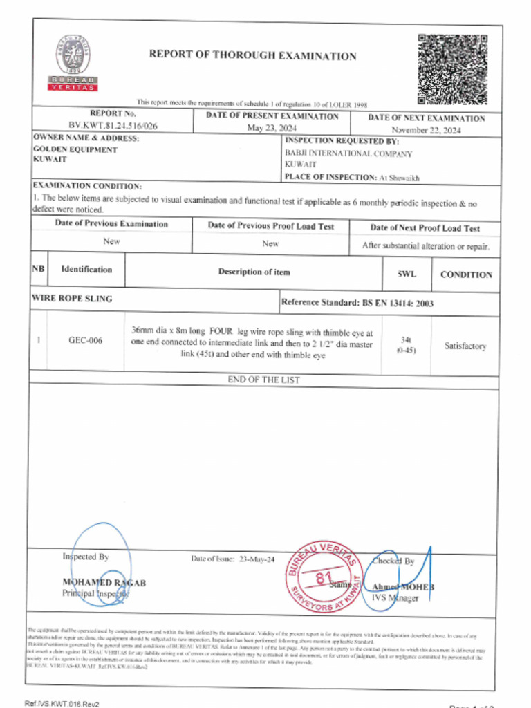 4 LEG STEEL WIRE ROPES (2) | PDF