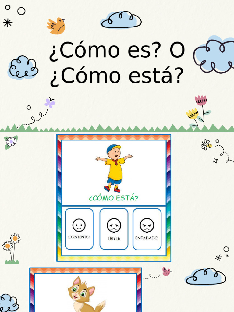 Como Es o Como Esta | PDF