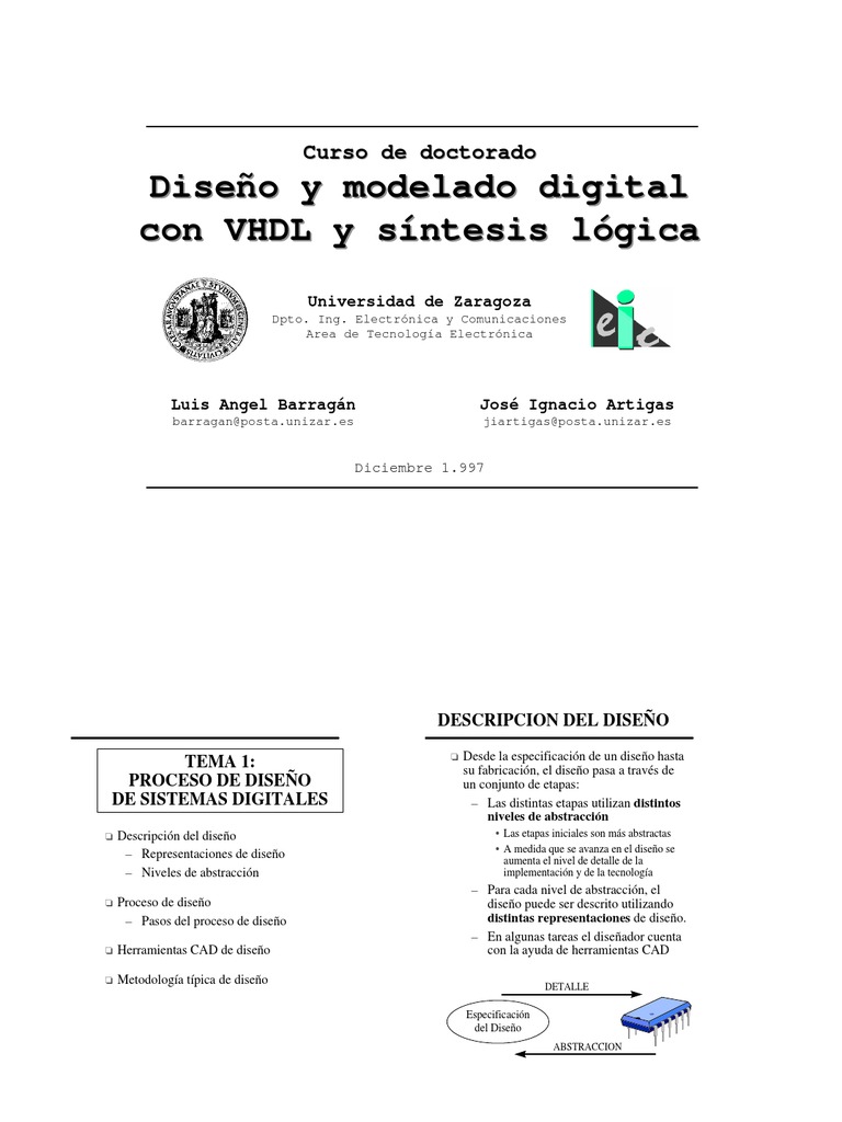 VHDL - Tutorial | PDF | Vhdl | Lenguaje de descripción de hardware VHDL - Tutorial | PDF | Vhdl | Lenguaje de descripción de hardware