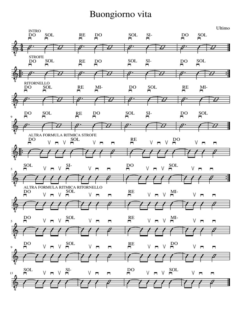 Ultimo Buongiorno Vita | PDF