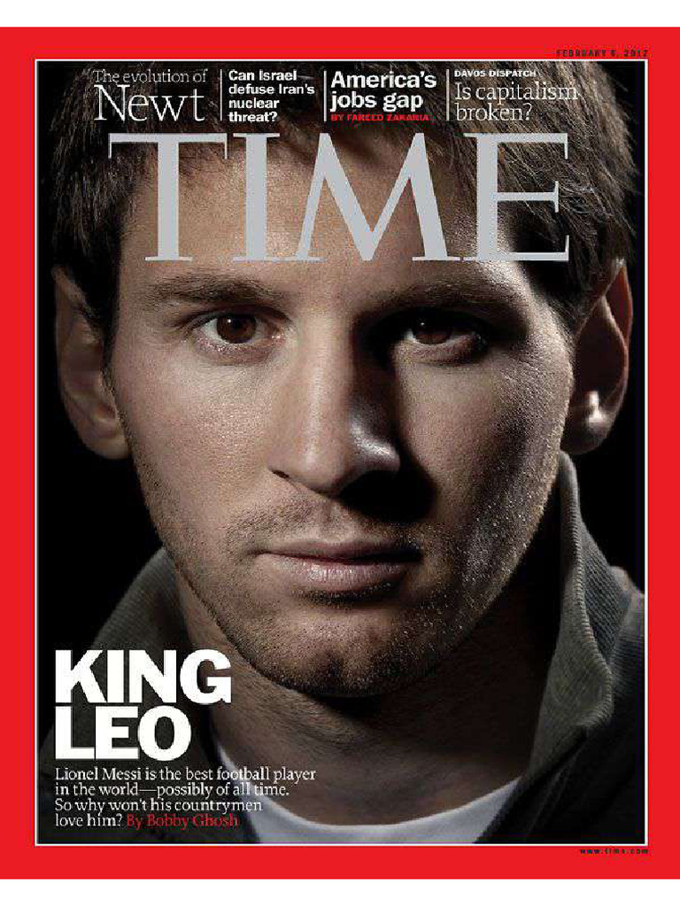 King Leo Messi - Time Magazine | PDF