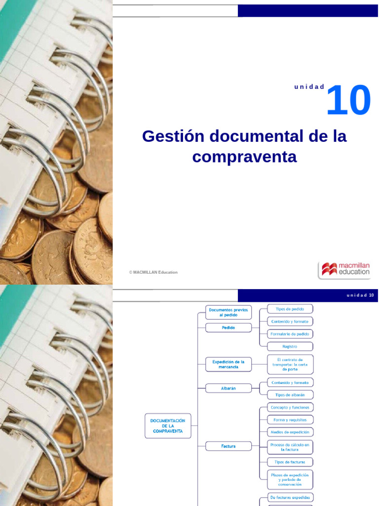 Esquema Tema 10 Libro Macmillan. La Factura | PDF | Factura | Precios