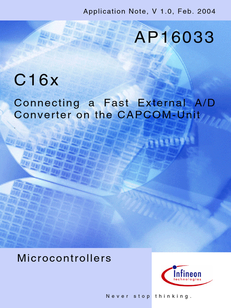 Connecting A Fast External A/D Converter On The CAPCOM-Unit | PDF | Analog To Digital Converter ...