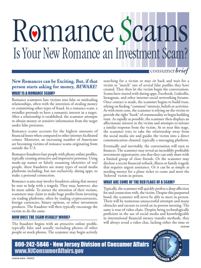 Romance Scams | PDF
