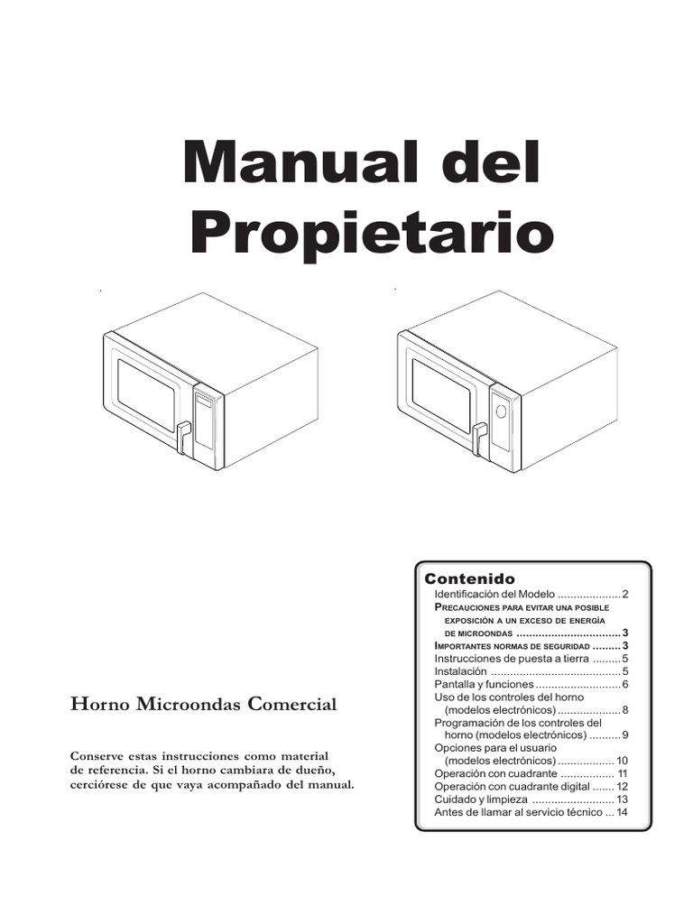 Manual y Normas de Seguridad | PDF | Enchufes y tomas de corriente alterna | Hirviendo