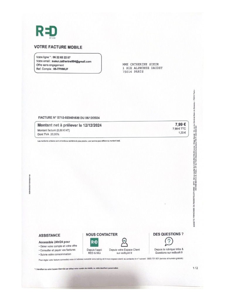 Votre Facture Mobile | PDF