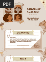 Fun Friendship Contract Template | PDF
