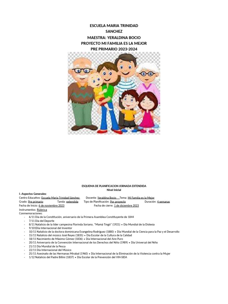 PLANIFICACION MI FAMILIA ES LA MEJOR | PDF | Comunicación | Los símbolos