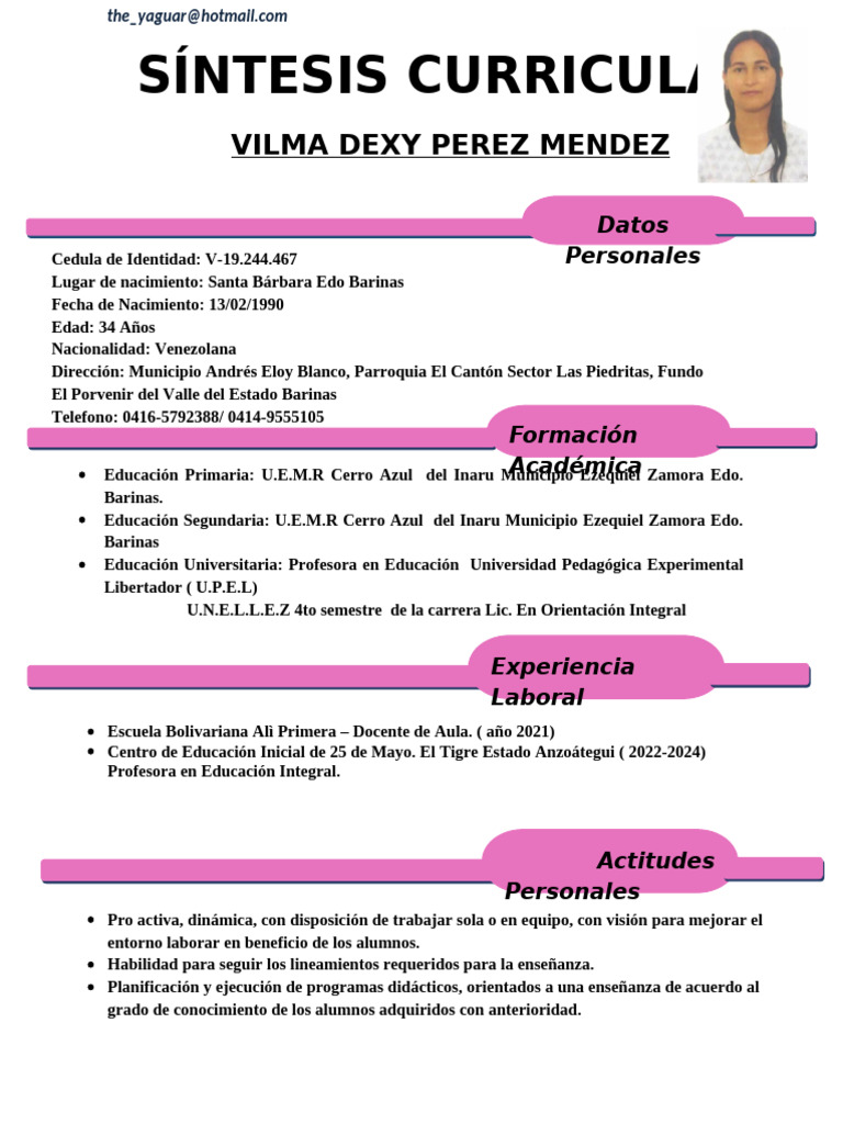 Vilma Profesora | PDF